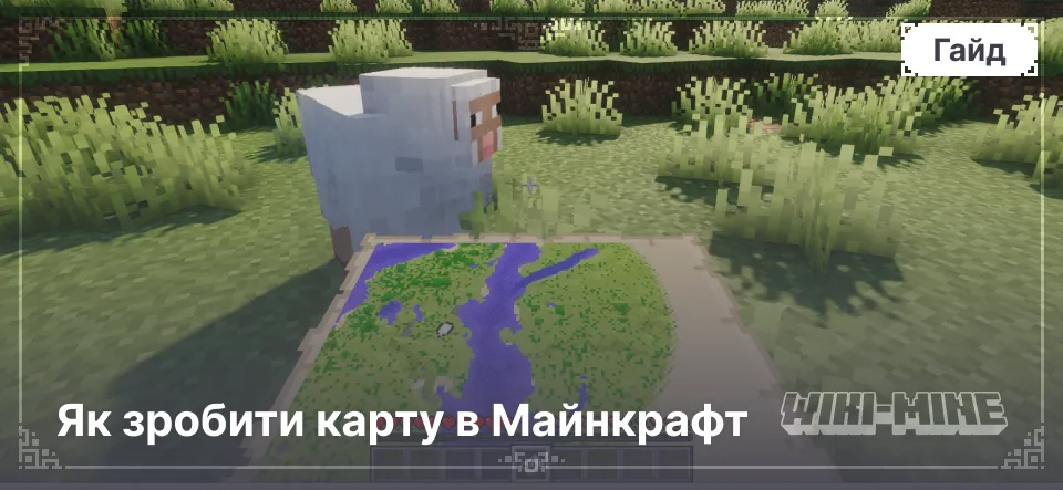 Як зробити карту в Майнкрафт | WIKI-MINE