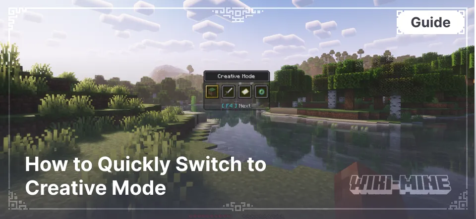 /gamemode Command: How to Quickly Switch to Creative Mode » WIKI-MINE | All About Minecraft